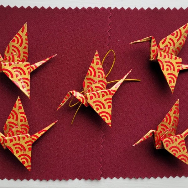 Good Luck Gift, Origami Crane Keepsake Gift, 1st Wedding Anniversary ...