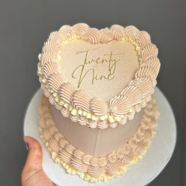 Twenty Fine Cake Topper Charm, Personalised Cake Name Charm, Custom ...