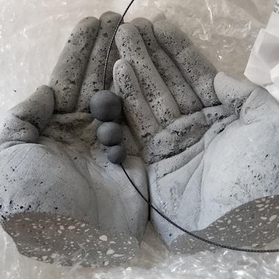 Concrete Hands Home Decoration Beton Art Gift - Etsy