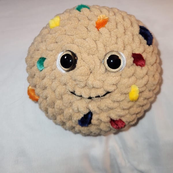 Mini Chocolate Chip Cookie Crochet Pattern, Plush Mini Cookie ...
