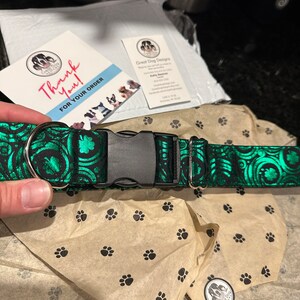 Bright Static Dog Collar, Cat Collar, Made to Order Available in Buckle ...