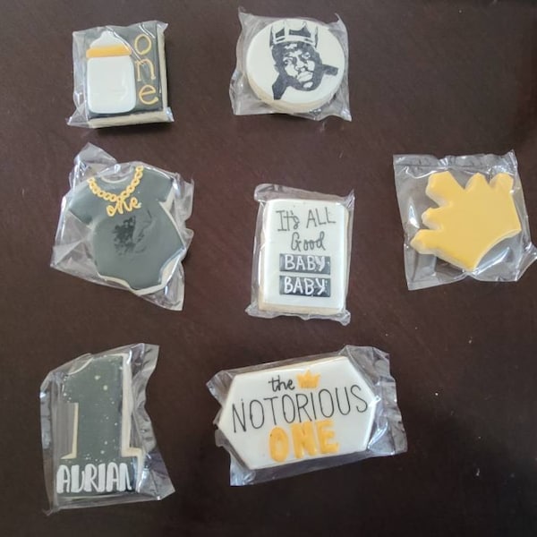 The Notorious One Cookies - Etsy