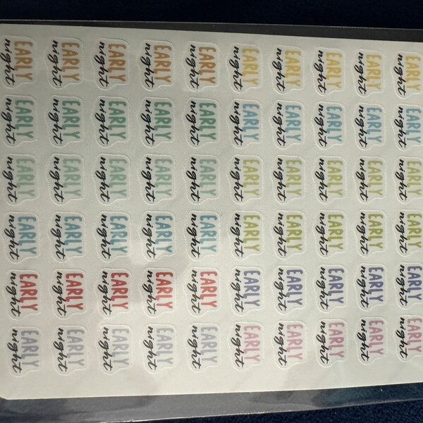 Months of the Year Stickers | Choose From Multiple Colors | Planner ...