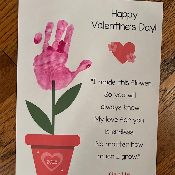 First Day of School Handprint Craft Printable, Back to School Pencil ...