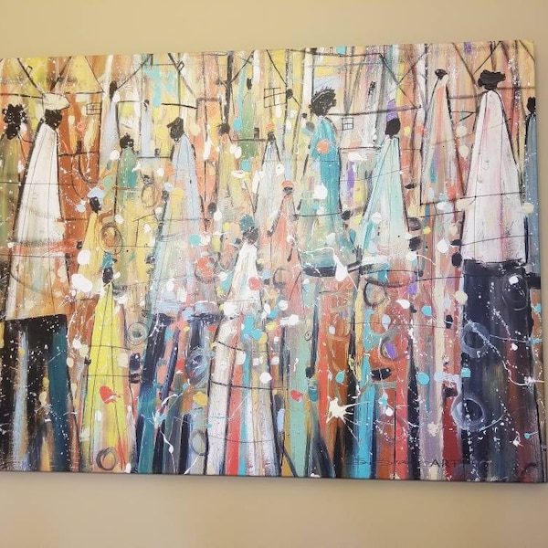 Our Colorful People CANVAS, African American Art, Canvas Art, Canvas ...