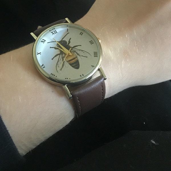 Vintage Honey Bee Watch | Insect Watch | Watch for Women | Men's Watch ...