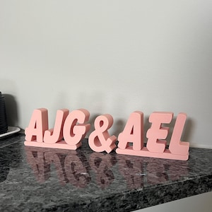 6,5 Hollow Fillable Letter Freestanding Empty Letter Box Self Standing ...