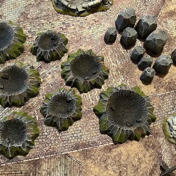 Quality Stone Pillar Set - Exceptionally Hand Crafted Dnd Terrain for ...