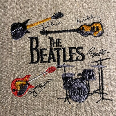 The Beatles Embroidery Pattern Machine Embroidery Beatles Pattern ...