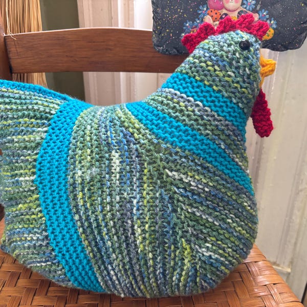 Knitted - Emotional Support Chicken™ Pattern (original and Only Legal ...