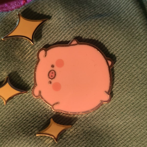 Sparkle Pin Set | Cute Sparkly Stars Brooch Set of 3 | Shiny Emoji Pin ...