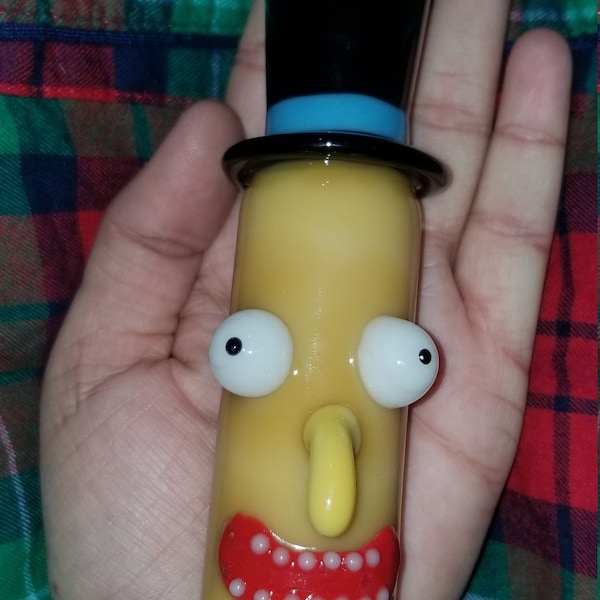 Poopy Pance Glass Blown Tobacco Pipe - Etsy