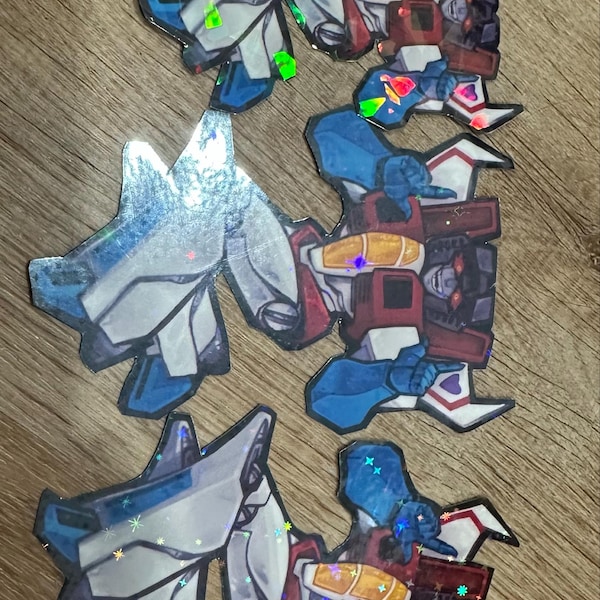 Transformers Trine Keychains, Hand Cut Stickers, Starscream ...