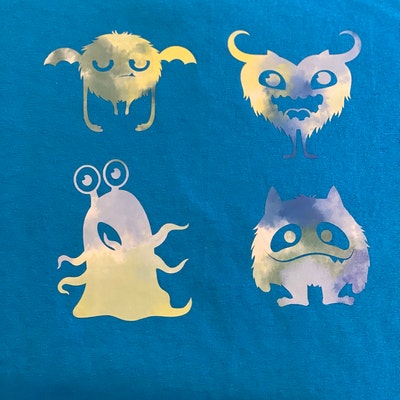 Monster SVG, Cute Monster SVG, Monsters Cut File, Monter Silhouette ...