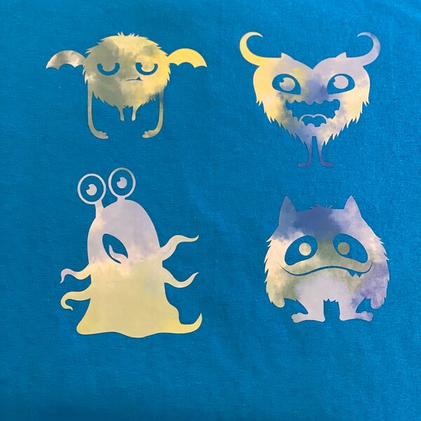 Monster SVG, Cute Monster SVG, Monsters Cut File, Monter Silhouette ...