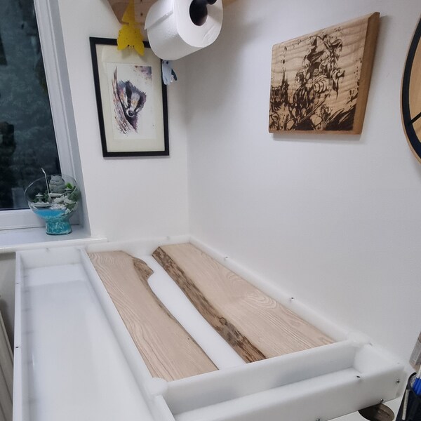 River Table Mold Large Epoxy Resin Mold 18x12x3 - Adjustable Clamping ...