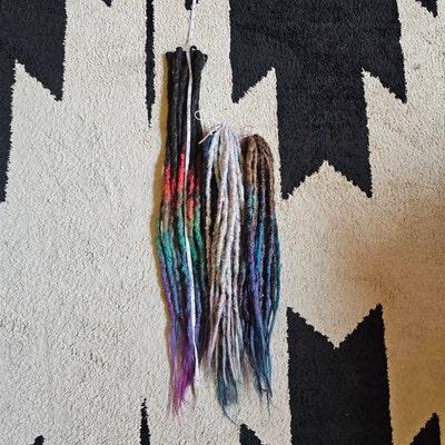 Dread Wig Lace Front Synthetic Crochet Dreadlock Cyber Punk Goth ...