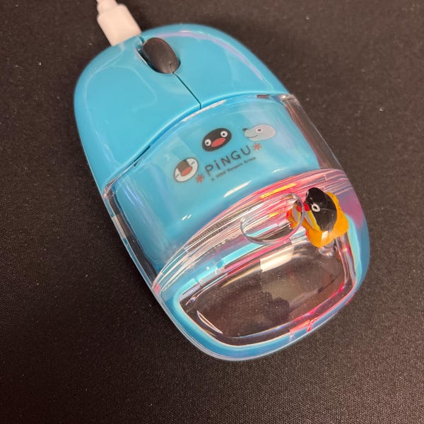 Pingu Penguin Aqua Y2K Frutiger Aero Vintage Nostalgic Water Mouse ...