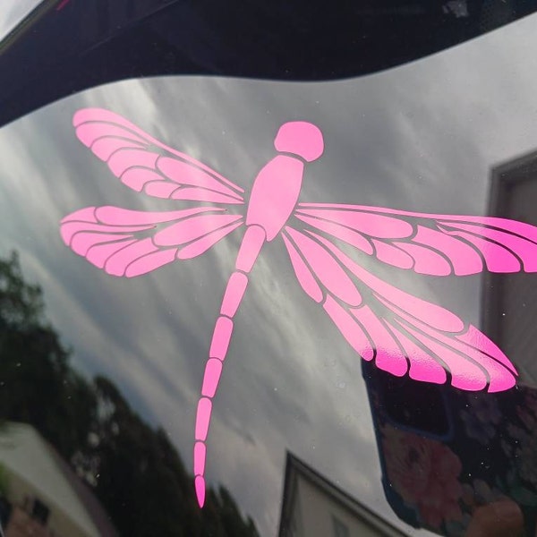 Dragonfly Decal, Dragonfly Sticker, Dragonfly Car Window Vinyl - Etsy