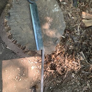 Large Sickle for Harvesting and Clearing Overgrowth. Hand Forged Garden ...