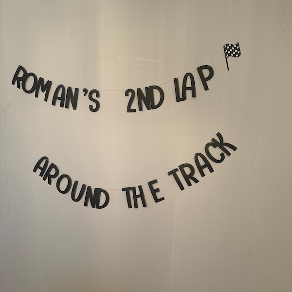 1st Lap Around the Track, Racing 1st Birthday Decorations, 1st Birthday ...