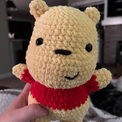 Chunky Pooh Crochet Pattern. P.O.O.H Amigurumi Crochet Pattern. Pdffile ...