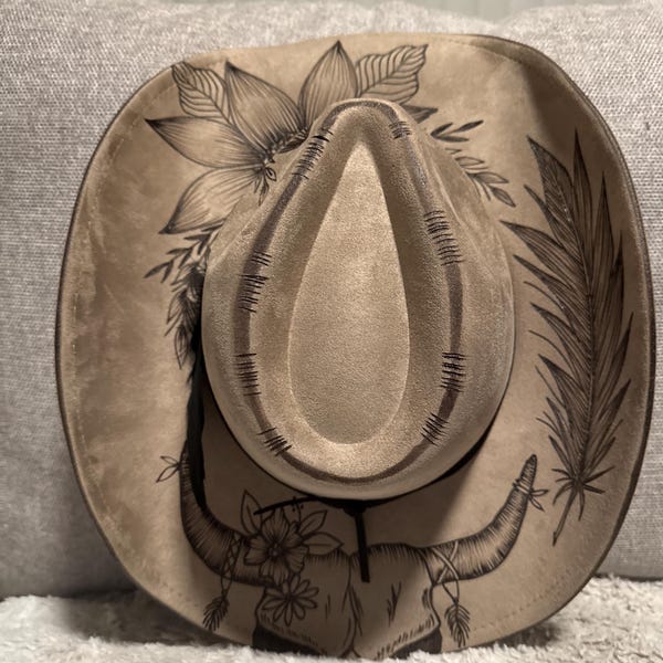 Faith Can Move MOUNTAINS- Authentic Hand Burned Hat, Wild Child, Best ...