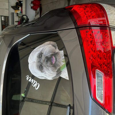 Custom Pet Sticker, Die-cut Dog Decals for Car, Cat Laptop Stickers ...