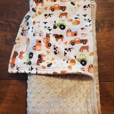 Flannel Fabric Farm Icons by the Yard 100% Cotton Flannel - Etsy