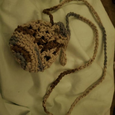 Drawstring Crystal Pouch Necklace, Healing Crystal Pouch Necklace ...