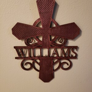 Split Letter Cross Monogram Digital Laser Cut File SVG Glowforge - Etsy