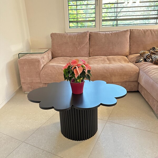 Coffee Table | Cloud-shaped Coffee Table | Funky Ribbed Coffee Table ...