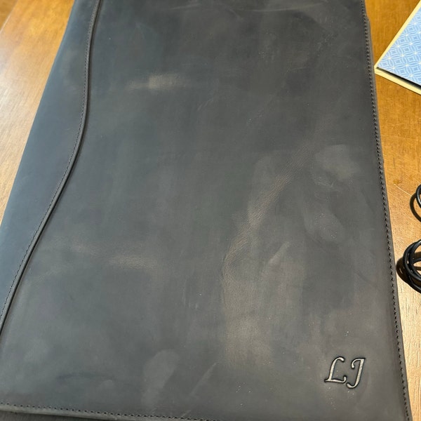 Personalized Leather Portfolio for Men, Custom Name&logo Leather ...