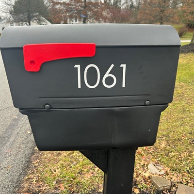 12 Inch Modern House Numbers Letters - Etsy