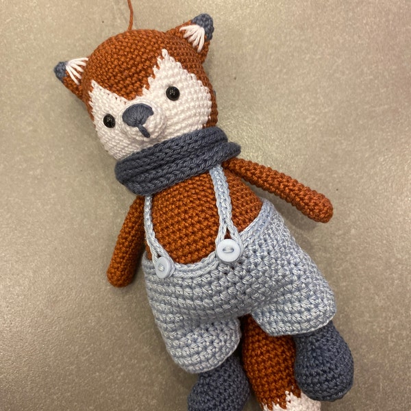 Crochet PATTERN Felix and Rubby the Foxes, Amigurumi Animal Pattern ...