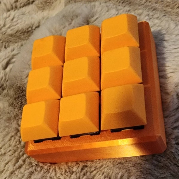 Mechanical Switch Clicky Fidget - Custom 105+ Colors, 9 Key Bubble Base ...