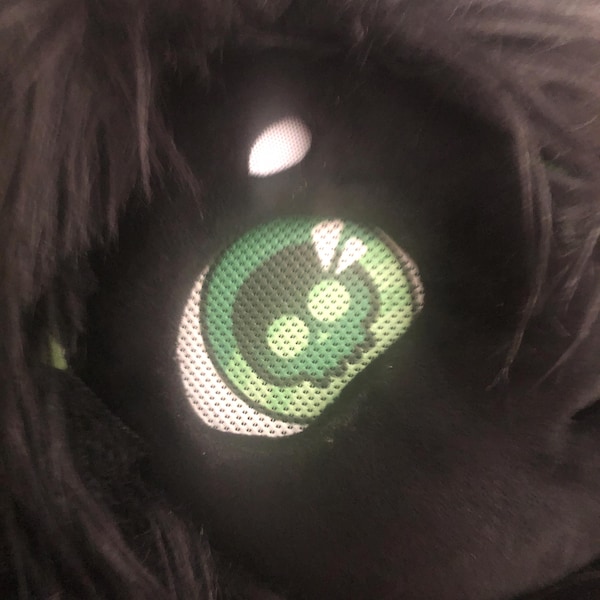 Custom Color Skull Fursuit Eye Mesh - Etsy