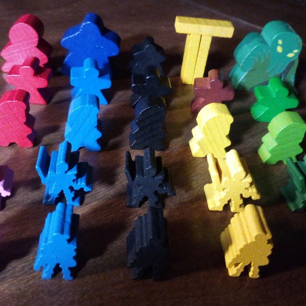 Elf / Dwarf Meeples - Etsy