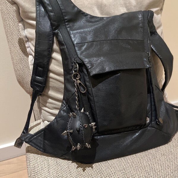 Spike Keychain. Horror Thriller Punk Emo Metal Rock Goth Trap Faux ...