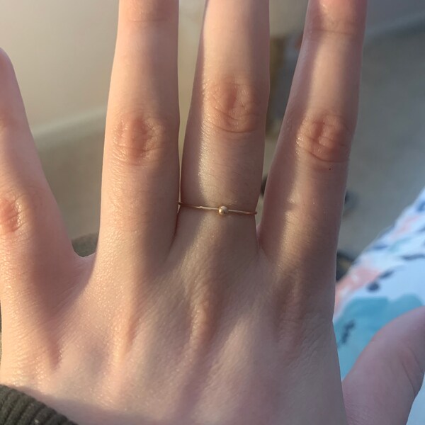 Spinner Ring 14k Gold Filled Stacking Ring - Etsy