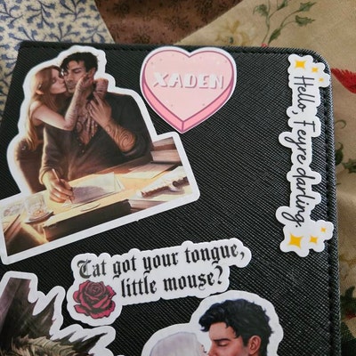 Fourth Wing Xaden Riorson Candy Heart Sticker VINYL STICKER Rebecca ...