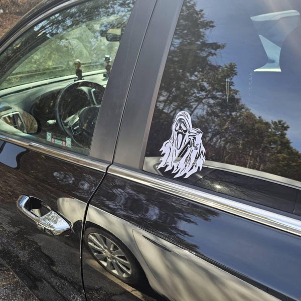 Morticia Addams Vinyl Decal Sticker | Goth Decal | Goth Car Decor ...