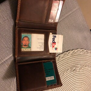 AG Wallets Personalized Mens Handmade Vintage Distressed Leather ...