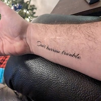 Customized Temporary Tattoos Fake Tattoos Your Words Set of 2 - Etsy