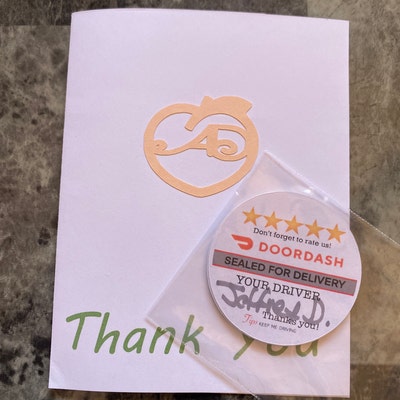 Set of 12 Doordash Delivery Sticker Set Grubhub Delivery Sticker Set ...