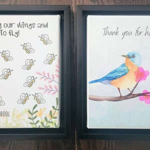 Fingerprint Fish Underwater Teacher Appreciation Gift, DIY Printable ...