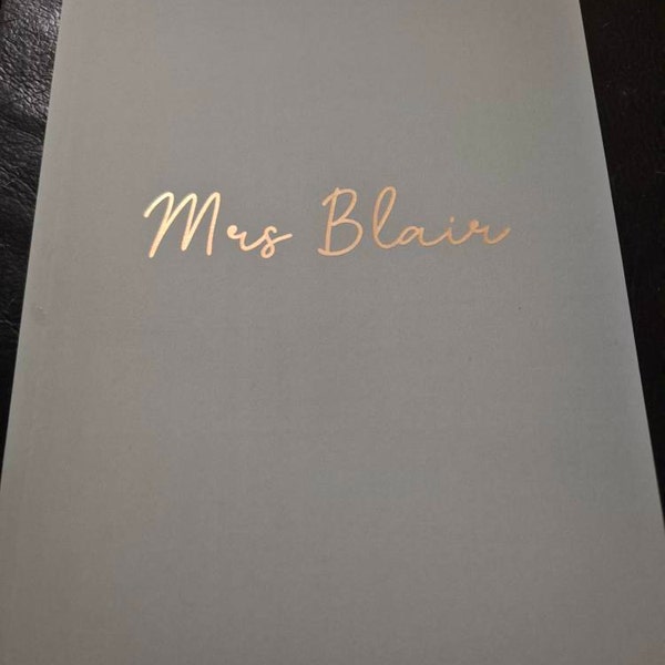 2025, A5, 'best Mum' Personalised Diary, Week to View, Foil Print ...