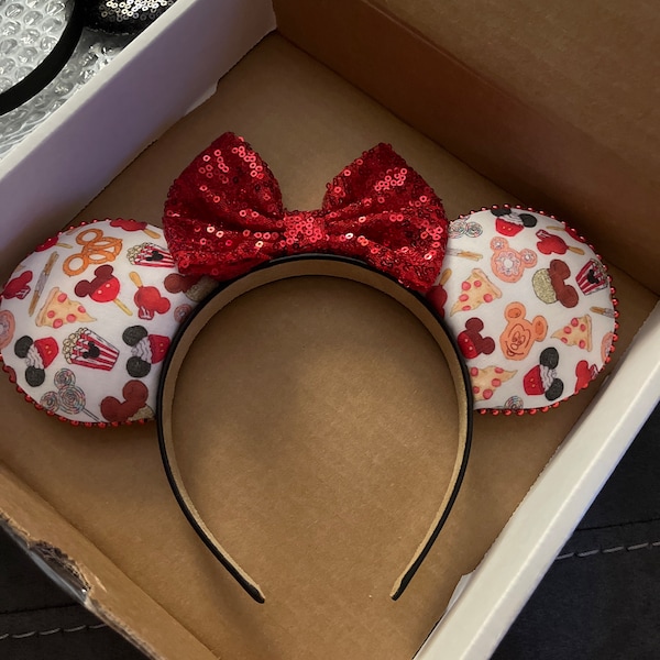 Disney Snacks Mouse Ears, Mickey Minnie Mouse Ears - Etsy