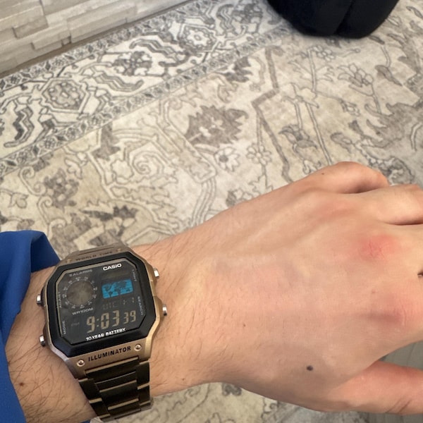 Modified Watch Based on Casio AE-1200 "full Moonshine" Bronze Color ...