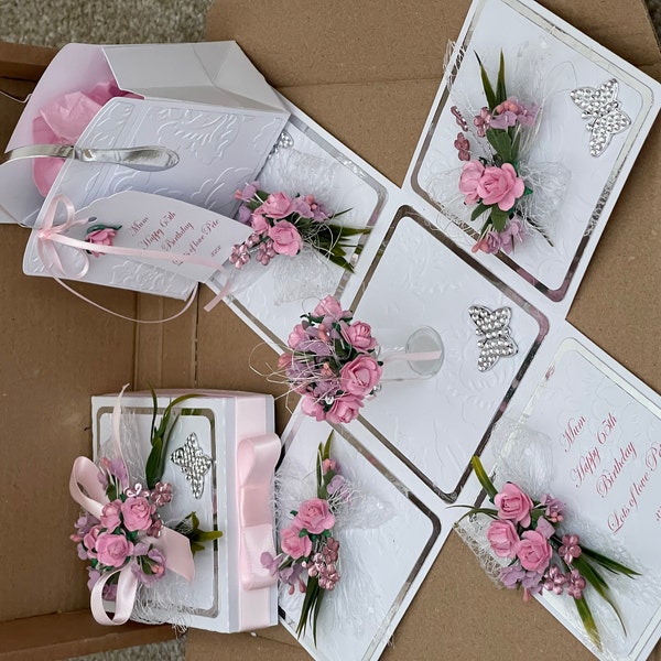 Birthday Explosion Box, Exploding Box Card, Pop up Birthday Card ...